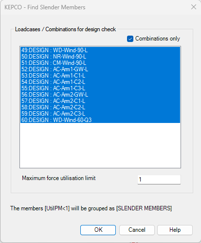 보조재 설계 - LUSAS KEPCO